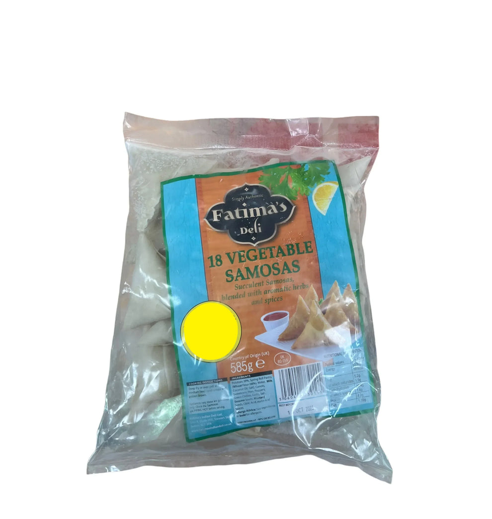 FATIMA'S VEGETABLES SAMOSA 15PCS – Kashmir Watan Foodstroes