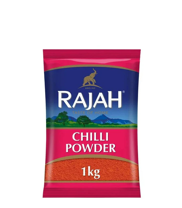RAJAH CHILLI POWDER 1KG – Kashmir Watan Foodstores