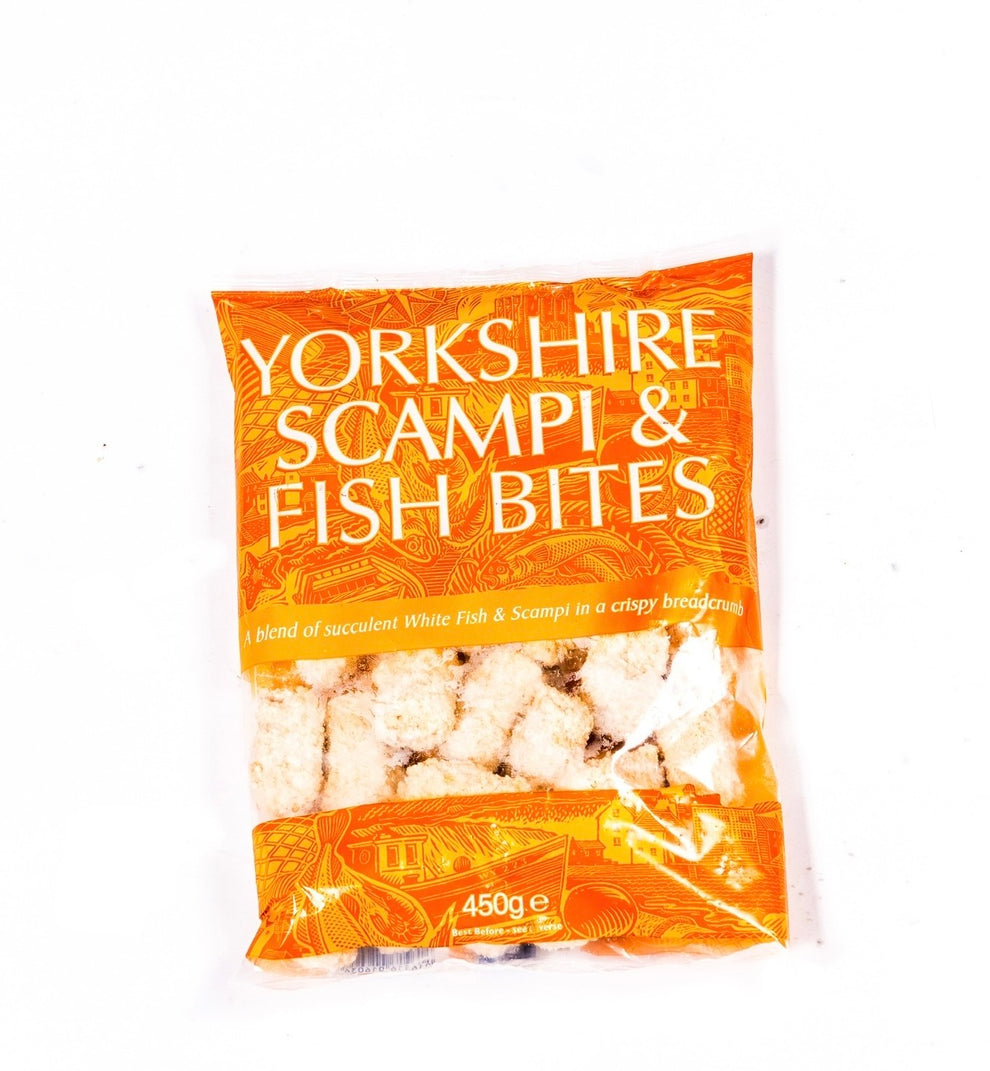 YORKSHIRE SCAMPI & FISH BITES 450G – Kashmir Watan Foodstroes